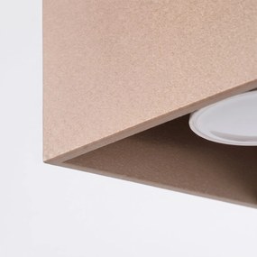 Sollux Lighting Stropní svítidlo QUAD 1 taupe