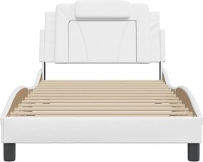 Rám postele Viana s LED bez matrace bílý 100 x 200 cm 3214002
