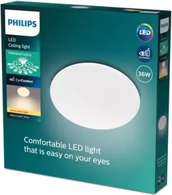 Philips Moire CL200 bílá / LED stropní svítidlo / přisazené / 36W / 36