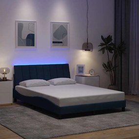 Rám postele bez matrace Hanko modrá 120x200 cm textil 3310453