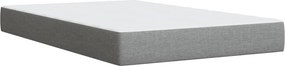 Box spring postel s matrací světle šedá 120 x 200 cm textil 3290462