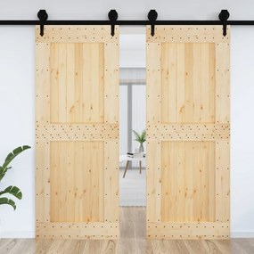 Dveře NARVIK 90 x 210 cm masivní borové dřevo