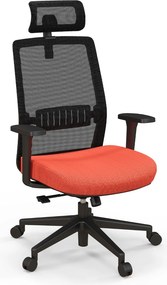 Costway Ergonomická kancelářská židle s opěradlem a bederní opěrkou a pohodlnou