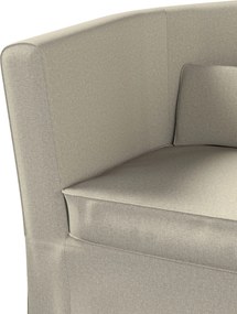 Potah na křeslo IKEA Ektorp Tullsta barva béžová látka pletený vzor