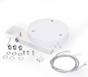 LED stropní světlo s dálkovým ovládáním Estela Low UGR - průměr 60 cm, bílá