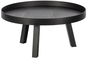 Hoorns Černý borovicový konferenční stolek Bea 76 cm