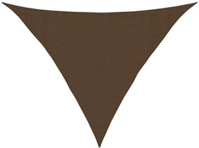 Stínící plachta 160 g/m² hnědá 3,5 x 3,5 x 4,9 m HDPE 311807