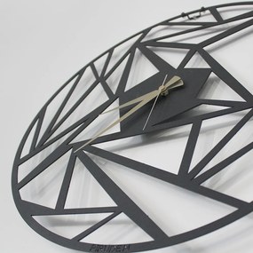 Dekorativní nástěnné hodiny Perspektif 50 cm černé
