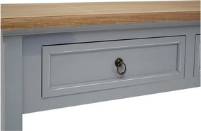 Šedý konzolový stolek z masivu pavlovnie 34,5x99 cm Henley – Premier Housewares