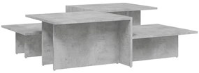 vidaXL Konferenční stolky 2 ks betonově šedé kompozitní dřevo