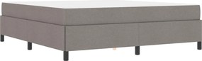 Postel s boxspringem Taupe 180 x 200 cm textil 3398882