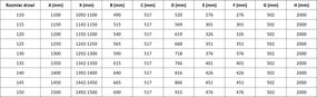 Mexen Lunar-F, L skládací levé sprchové dveře 110 cm, čiré sklo, černý profil, 836SL-110-050-70-00-L