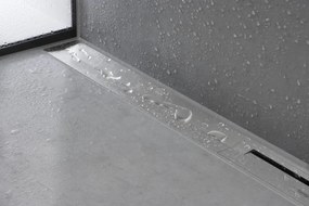 Hansgrohe RainDrain Flex, vrchní sada sprchového žlabu 900, zkracovatelný, pro instalaci ke zdi, chromová, HAN-56052000