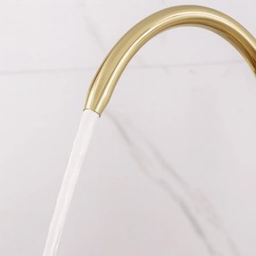 Rea Eco Fresh, dřezová baterie s výtokem pro filtr pitné vody, zlatá lesklá, REA-B8989