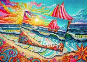 ENJOY Puzzle Plavba při východu slunce / 1000 dílků / od 14 let