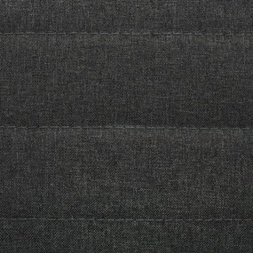 Jídelní židle 6 ks tmavě šedé textil 275379