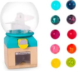 B-Toys Automat s míčky Rainbow Gumballs / od 12 měsíců