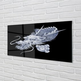 Obraz na skle Japonský drak 120x60 cm