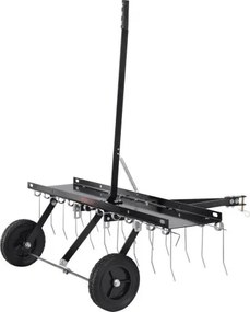 Vlek za odhrnovač trávy 101,6 cm hrábě na pro ATV nebo sekačku 20 prstů