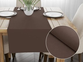 Biante Dekorační běhoun na stůl BKS-409 Čokoládově hnědý 35x120 cm