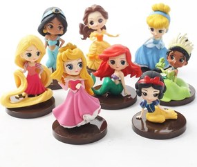 Figurky Disney Princezny z pohádek 8 ks