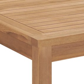 Zahradní jídelní stůl 160 x 80 x 77 cm masivní teakové dřevo 315620