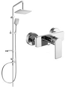 Mexen Sven nástěnný sprchový set se sprchovou hlavicí a sprchovou baterií Cetus, chrom - 744340262-00