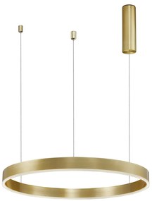 LED lustr Motif 60 zlaté CCT s dálkovým ovládáním