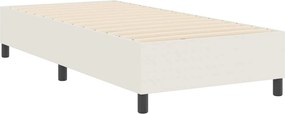 Rám platformy Krémová 100 x 200 cm Žebrovaná látka 3337394