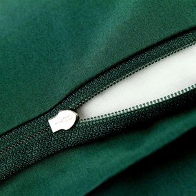 Saténový povlak na polštář Royal - dark green Velikost: 40 x 40