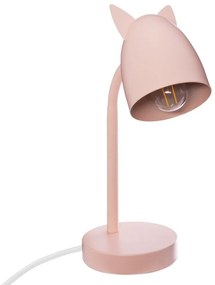 Stolní lampa OREILLLES ROSE, kov, barva růžová