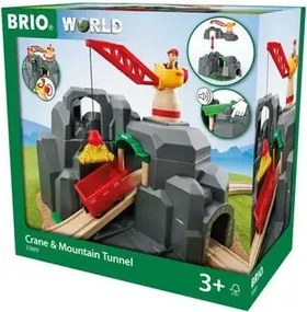 BRIO Jeřáb a horský tunel / od 3 let