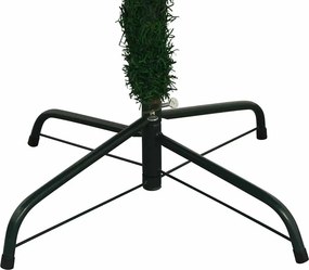 Umělý vánoční stromek s LED a sadou koulí L 240 cm zelený 3077491