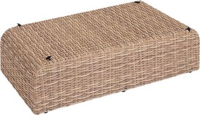 DEOKORK Ratanový taburet MANILA 105x58 cm (béžovo-hnědá)