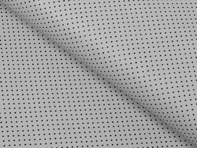 Biante Dětský bavlněný závěs Sandra SA-312 Šedé puntíky na světle šedém 150x150 cm