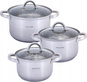 Sada Hrnců Kamille 6-El z nerezové oceli