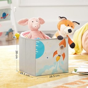 Úložný box na hračky, knihovna pro děti 93 x 30 x 100 cm