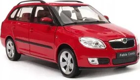 WELLY Auto Škoda Fabia Combi II (2009) červená / Model auta / 1:24 / o