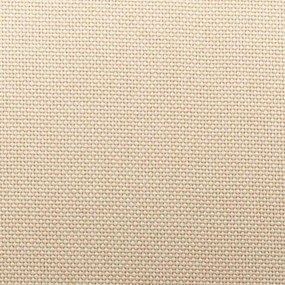Barové židle 2 ks krémové textil 289369