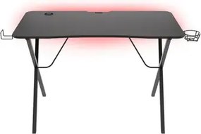 Genesis Holm 200 RGB / Herní stůl / černý / D:113cm / Š:60cm / V:75cm