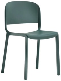 OnaDnes -20% Pedrali Lahvově zelená plastová jídelní židle Dome 260