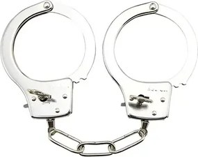 Pouta policejní kov 17 cm s klíčem / Hračka / od 3 let