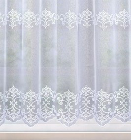 Záclona dreher, Alžběta metráž, bílá 150 cm