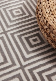 ELLE Decoration, Kusový koberec Perles 106190 Cream Grey z kolekce Elle, 200x280, šedá, ložnice