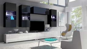 Gibmeble obývací stěna Calabrini 5  barevné provedení černobílá
