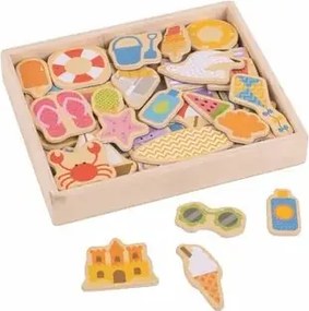 Bigjigs Toys Magnetky prázdniny u moře / od 3 let