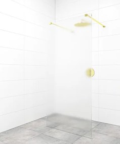 Sprchová zástěna Walk-in 80 cm SAT v barvě profilu zlatá SATBWI80MSZAVZ