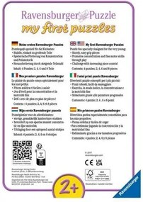 Ravensburger Moje první puzzle Roztomilá domácí zvířátka 2/4/6/8 dílků