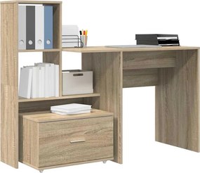 Stůl Sonoma dub Kompozitní dřevo 131,5 x 50 x 106,5 cm 3337267