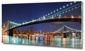 Wallmuralia Foto obraz skleněný horizontální Manhattan New York 100x50